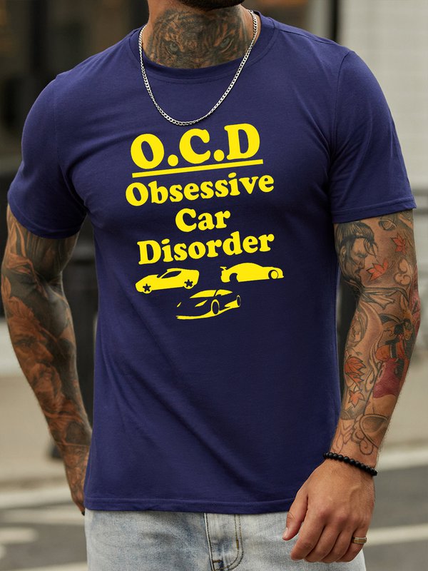 Ocd Obsessive Car Disorder Men's Tee Unisex T-Shirt - Seseable